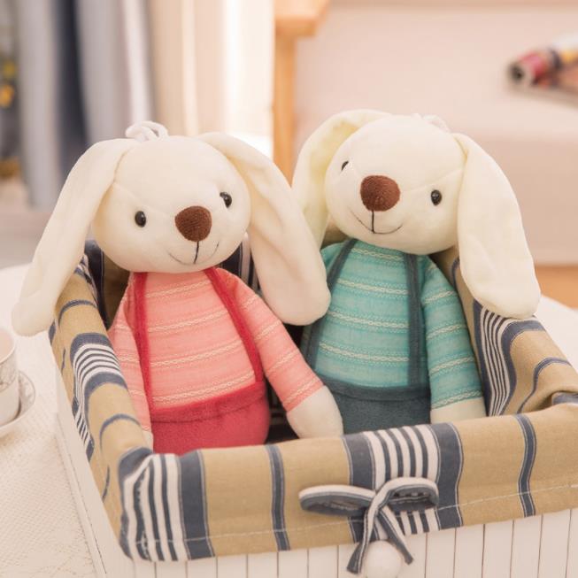 Bib plush rabbit toy wholesale