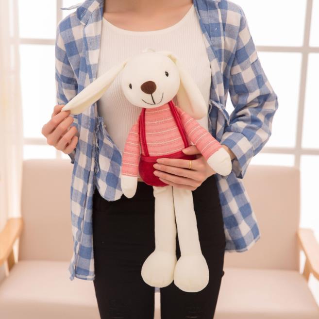 Bib plush rabbit toy wholesale