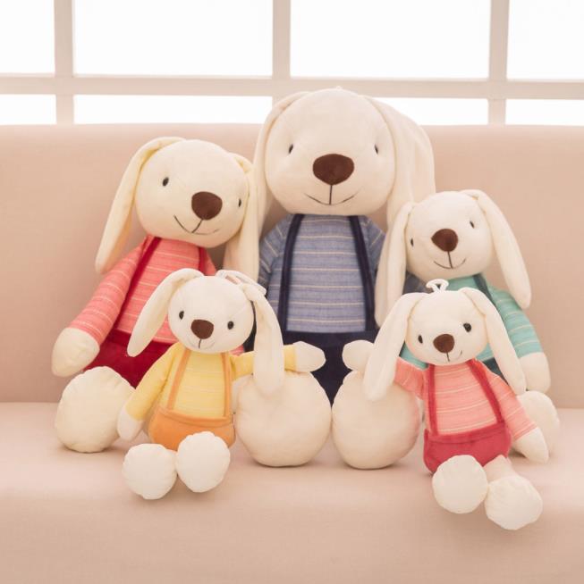 Bib plush rabbit toy wholesale