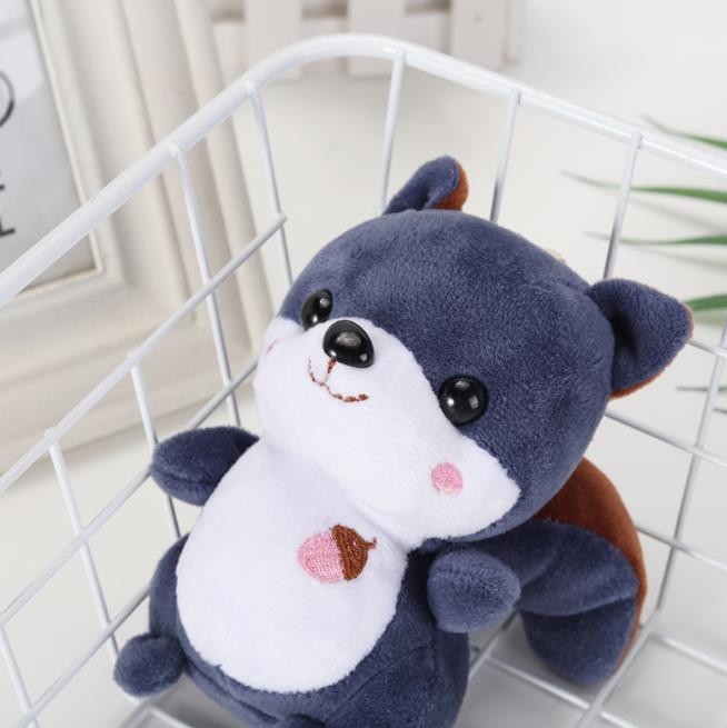 Mini Squirrel Plush Toy Pendant